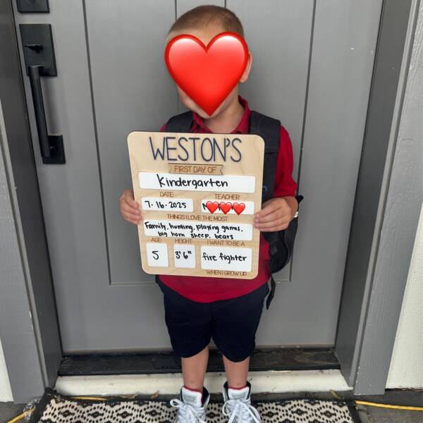 Changeable Back to School Sign and Last Day of School Sign ...