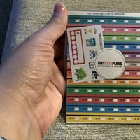 Tiny Ombre Date Dot Planner Stickers, Colorful Mini Dot Calendar ...