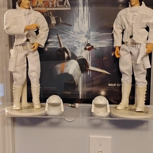 Acrylic Wall Mount Action Figure Display Case 1:6 or 1/6 Scale 12" by ...