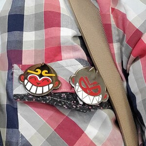 LMK: Sun Wukong and Macaque Logo Enamel Pin - Etsy