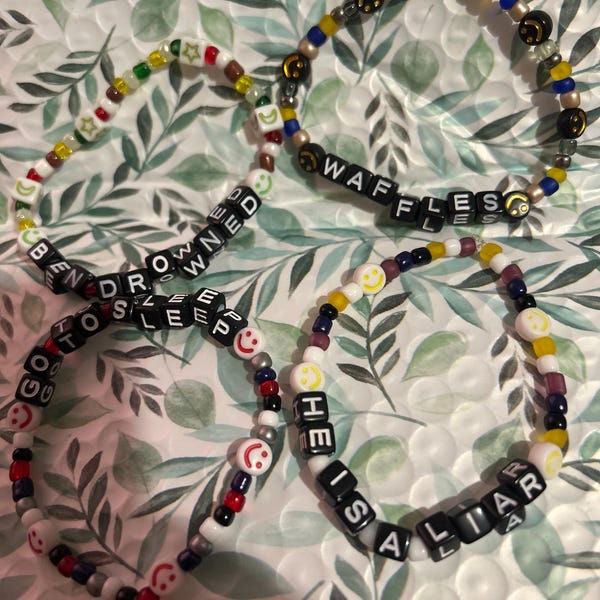 Custom Fandom Bracelets!! - Etsy