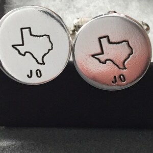 Texas Cufflinks State Cuff Links Personalized Texas - Etsy