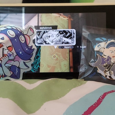 IDOL STICKER SET 7 Pcs Splatoon Idols Vinyl Holographic - Etsy
