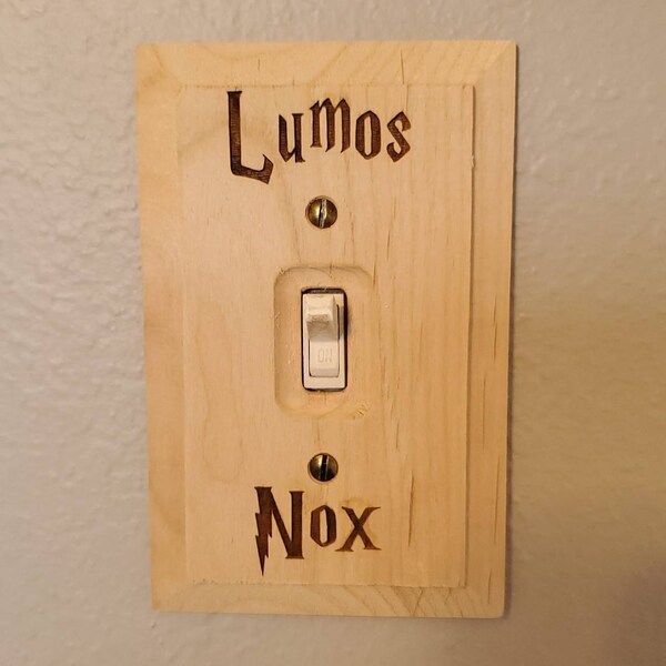 Lumos/nox Light Switch Cover - Etsy