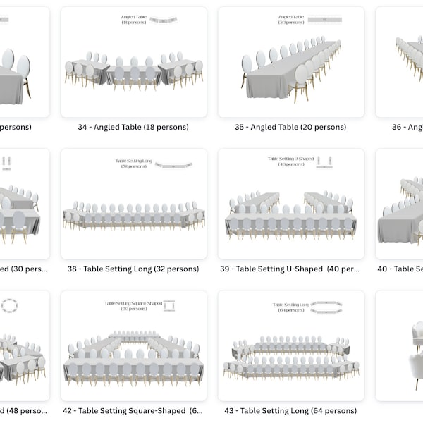Mega Event Planner Mockup Bundle MEGA Digital Toolkit Little Agency Co Canva Seating Table ...