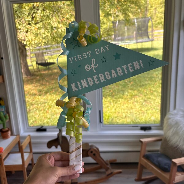 First Day of TK Pennant Instant Download, First Day Printable School ...