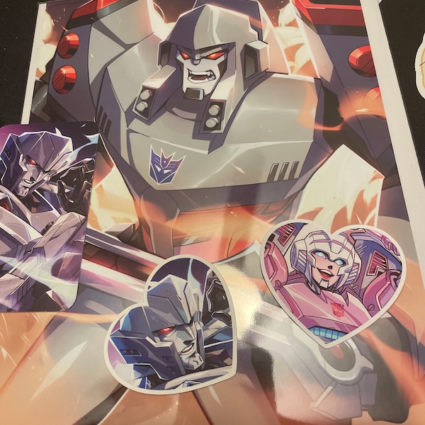 Megatron | Transformers Animated Print - Etsy
