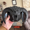 Evil RAM Skull V3 Emblem With 12v Leds Fits 09 4th Gen RAM Pickup ...
