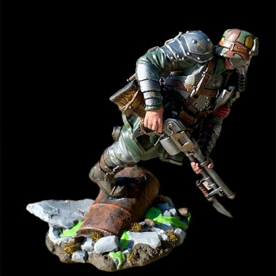 Paladin Knight Templar on Armored Giant Bear, Fighter Cavalier PC NPC ...