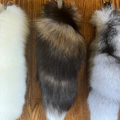 Eco Friendly Blue Fox Tails - Etsy