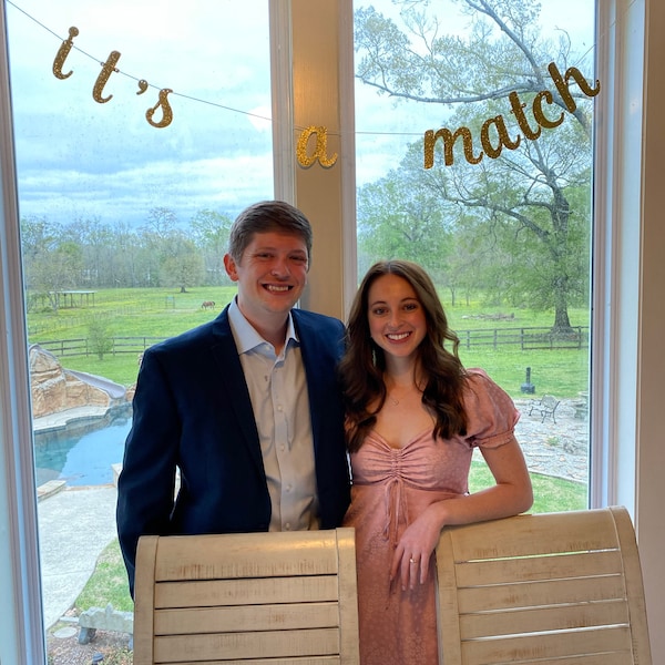 It's a Match Banner, Tinder Couple, Tinder Wedding Banner, Tinder ...