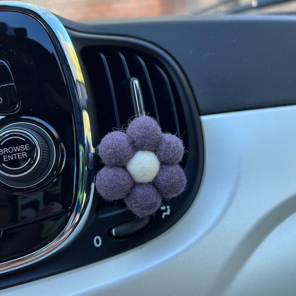 Daisy Car Vent Clip/ Car Diffuser/car Accessories/natural Car Freshener ...