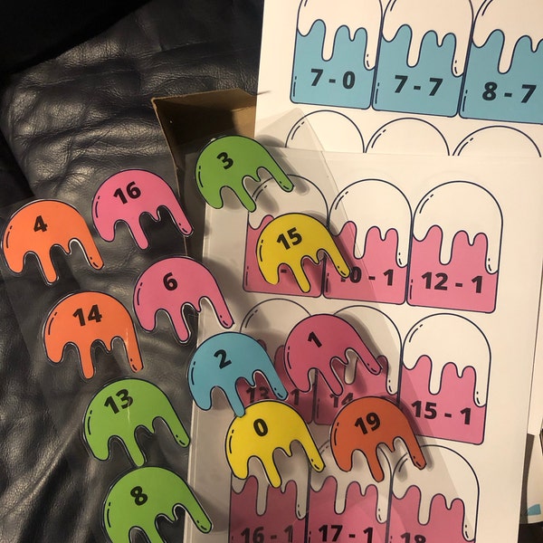 Addition Practice Printable - Addition Game - Math Activities ...