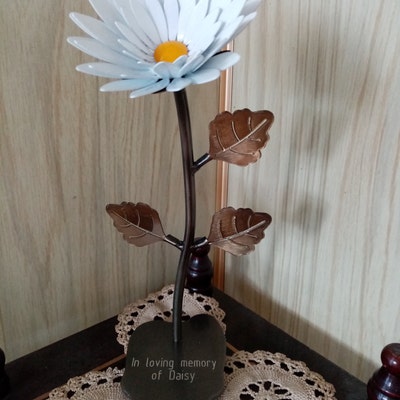 Metal Daisy Iron Anniversary 6th Anniversary Hand Forged Wrought Iron ...