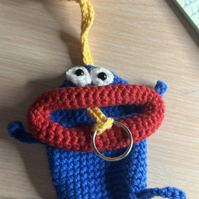 PATTERN: Crochet Key Case,knitted Key Holder PATTEN ,handmadet Key Ring ...