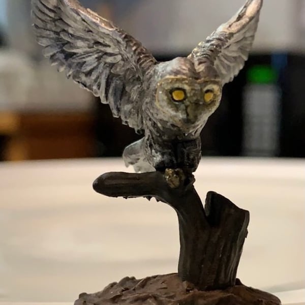 Resin 3d Printed Great Owl - Dnd/pathfinder - Pet/familiar/form/summon ...