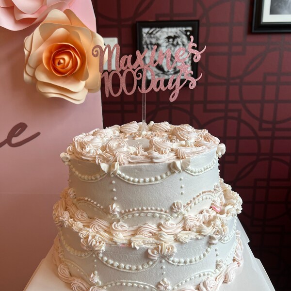 Personalized Happy Birthday Cake Topper Personalized With Any Text Any ...