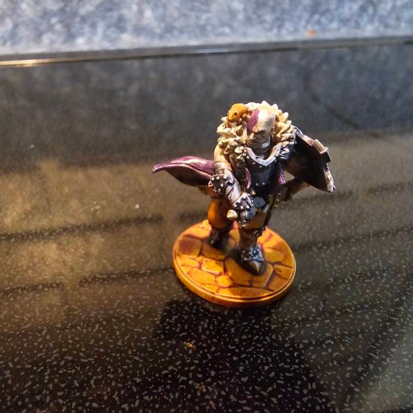 Orc Orog / Half-orc Fighter Barbarian DND Resin 28mm Scale Dungeons ...