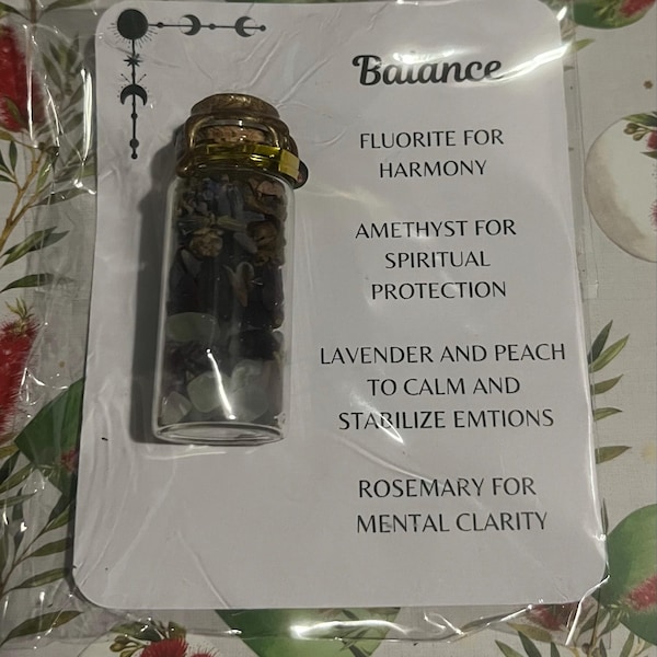 Mini Spell Jar Abundance Jar Spell Witch Magic Charm for Protection ...