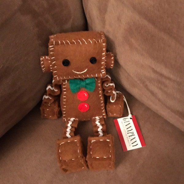 Gingerbread Man Robot Plush Holiday and Christmas Gift Idea - Etsy
