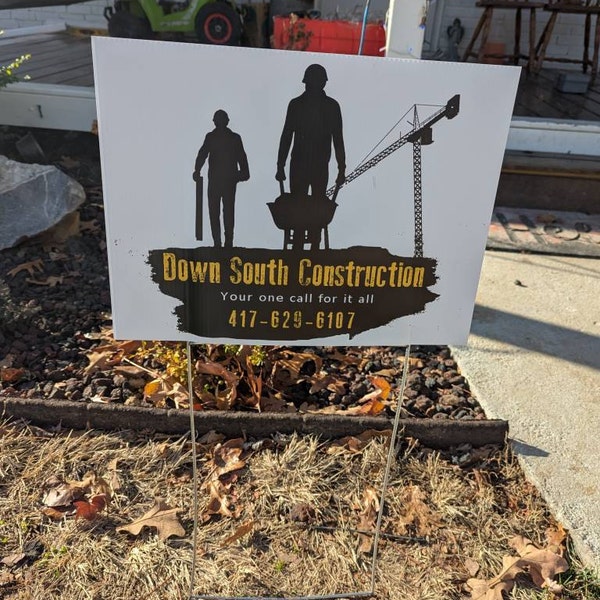 48 Custom Yard Signs - FAST! - Etsy