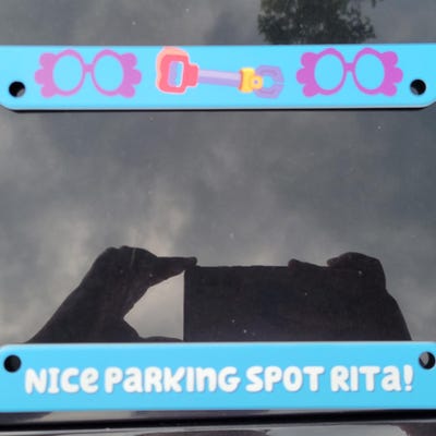 Nice Parking Spot Rita License Plate Frame, the Grannies, Funny License ...