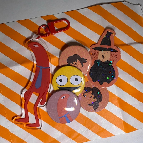 Smiling Friends Acrylic Keychains - Etsy