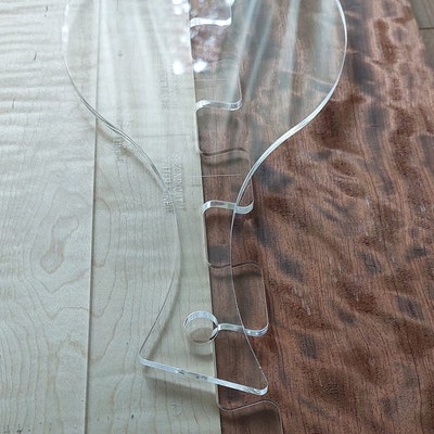 Letter Router Templates clear Acrylic - Etsy