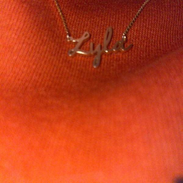 Custom Name Necklace by Caitlyn Minimalist • Dainty Gold Necklace With ...