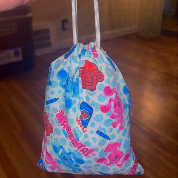 Party Bags Made With Licensed Blues Clues Fabric, Birthday Bag, Goodie ...