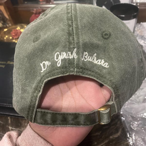 Add Name or Text to Back or Side of Baseball Cap,back of Hat Embroidery ...