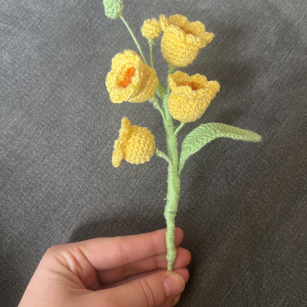 String of Flowers Crochet Pattern Bundle | Daisy, Rose and Morning ...