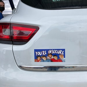 You're Insecure Bumper Sticker & Car Magnet - Etsy