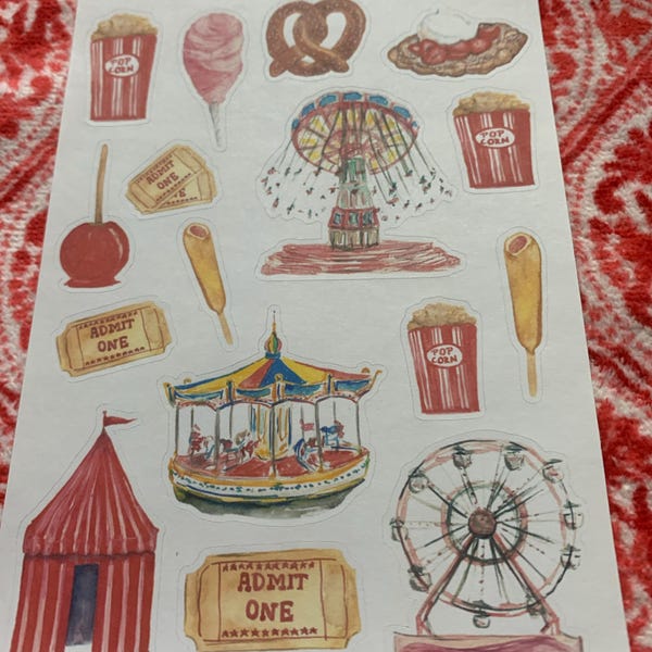Vintage County Fair || Vintage Stickers, Card Stickers, County Fair ...