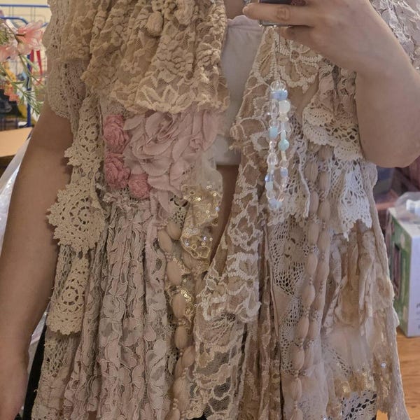 Bohobydarija Bohemian Vintage Crochet Embellished Tattered Woodland ...