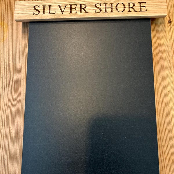 Personalised Chalkboard Wooden Family Kitchen Chalkboard Floating ...