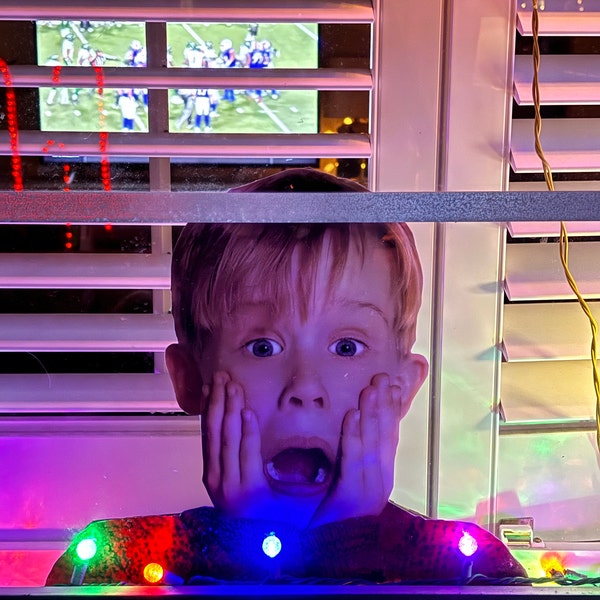 Kevin Mccallister Window Cling Home Alone Christmas Sticker - 15 X 15 ...