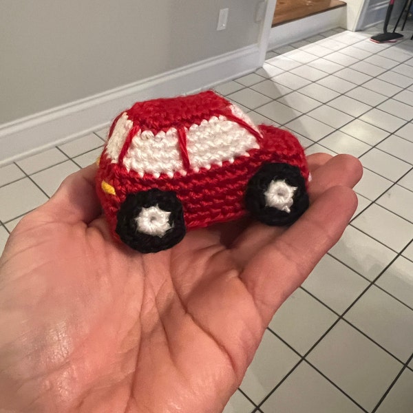 Crochet Mini Car Pattern, Crochet Car Pattern, Amigurumi Car, Toy for ...
