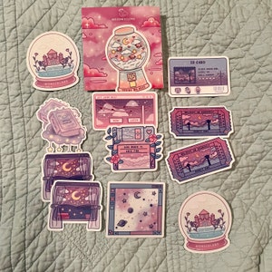 Winter Wishes Sticky Notes Christmas Holiday Kawaii Dreamy - Etsy