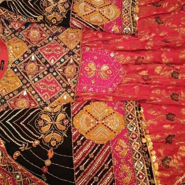 Handmade Chatta Patti Gharara: Pakistani Bridal Dress - Etsy