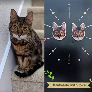 Pet Portrait Customised Enamel Pin-Cute personalized | Etsy