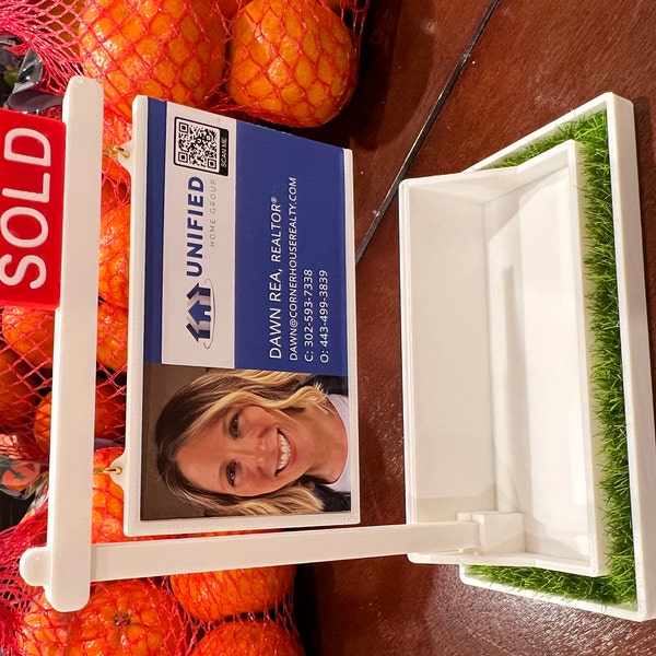 Real Estate Agent Business Card Holder Personalized Gift for Real ...