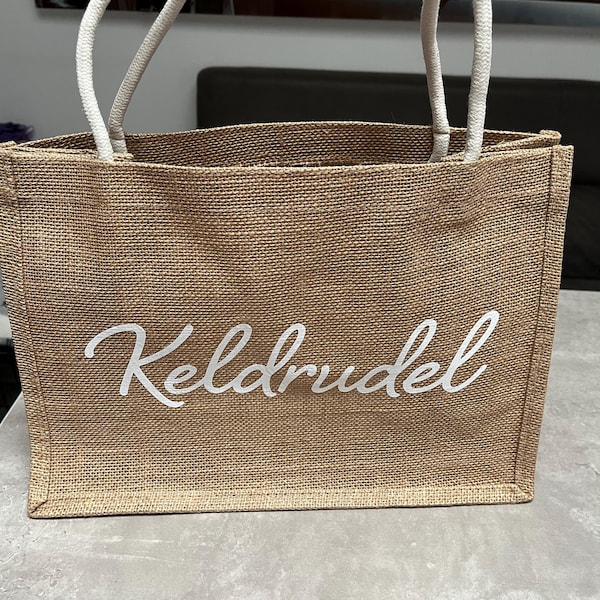 Personalized Handmade Tote Bag/ Mothers Day Gifts/printing Mrs Burlap ...