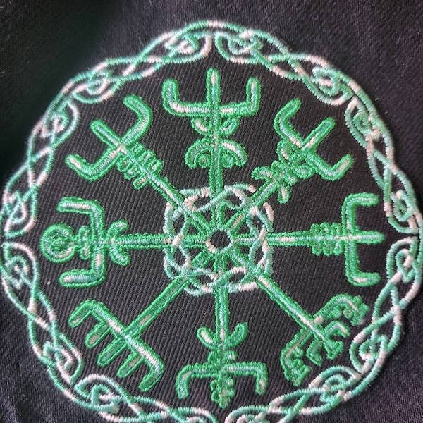 Black Magic Valknut Norse Knotwork Viking Patch Valkyrie Heathen ...