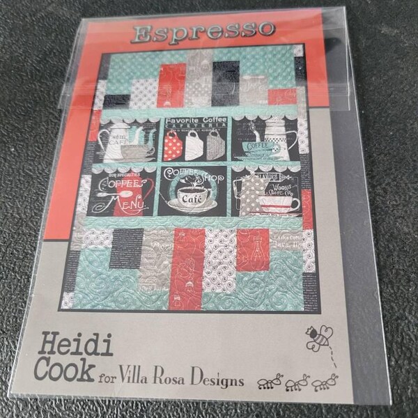 Villa Rosa / Biscotti Quilt Pattern by Heidi Cook for VRD / Fat Quarter ...