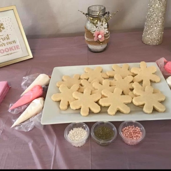 Frost Your Own Cookie Sign Printable, Winter Onederland Decorations ...