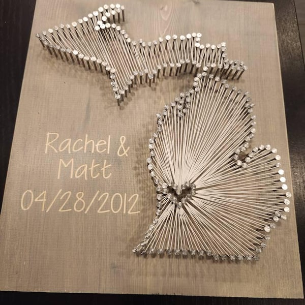 DIY Alabama String Art Kit, State String Art Kit, Alabama Nail Art ...