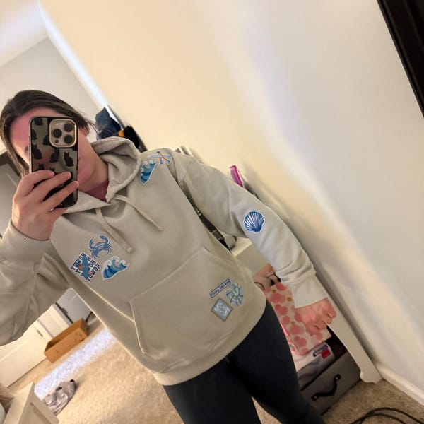 Greek Psi Alphabet, Chenille Iron on Patch, Glitter Border Patch, Iron ...