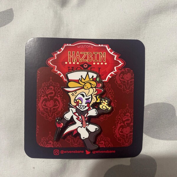 Hazbin Hotel HH Chibi Characters Hard Enamel Pins - Etsy