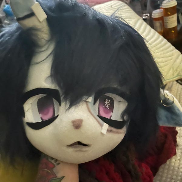 Vitality Wolf-premade Kig Head Fursuit Mask Kigrumi Head, Kig Head Mask ...